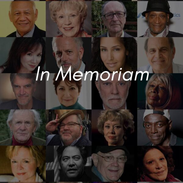 Our "In Memoriam" video celebrating working artists, 2023-2024